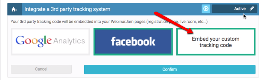 Add Wicked Tracking to WebinarJam/EverWebinar